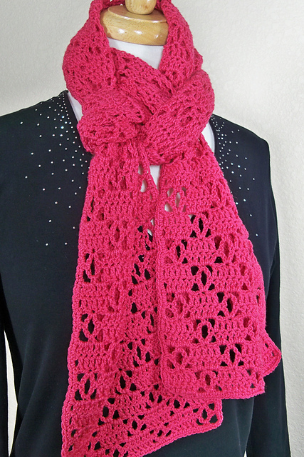 Ravelry: Cast Off Chemo Scarf (Crochet) pattern by Susan Lowman