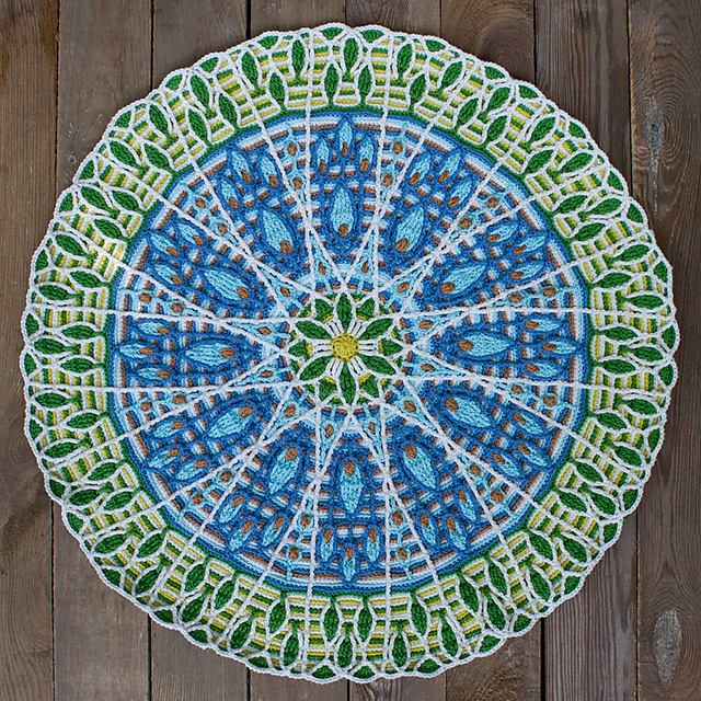 Ravelry: Overlay Mandala No. 8 pattern by CAROcreated design