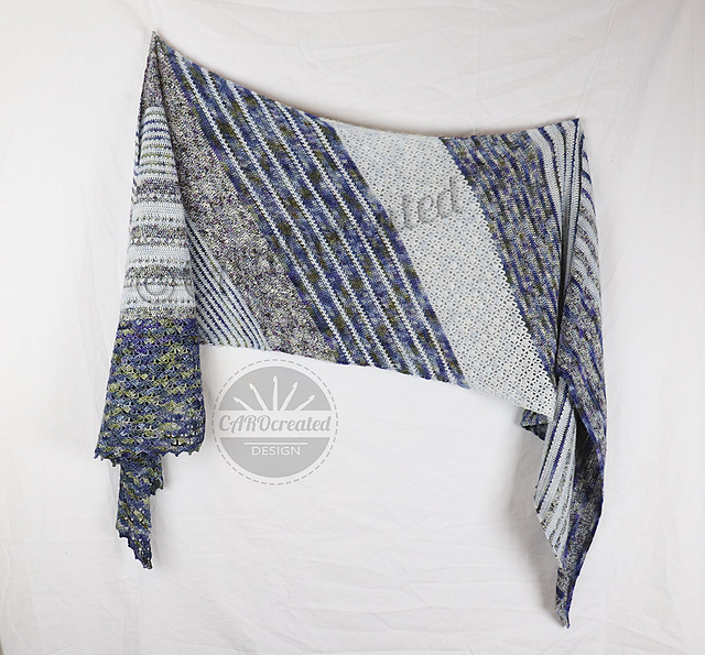 Ravelry: Crochet SHUJU SHAWL pattern by CAROcreated design