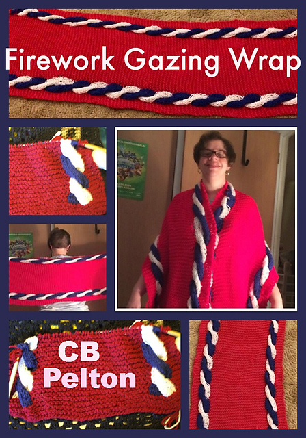 Ravelry: Fireworks Gazing Wrap pattern by C.B. Pelton
