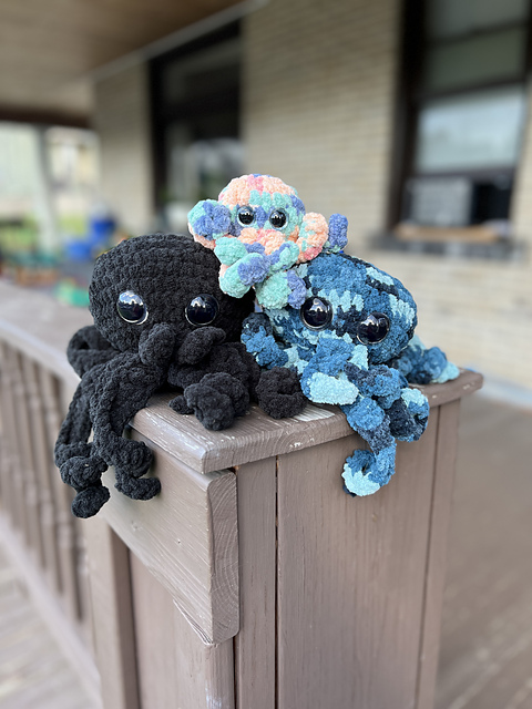 Ravelry: Chaotic Kraken Amigurumi pattern by Alicia Blake