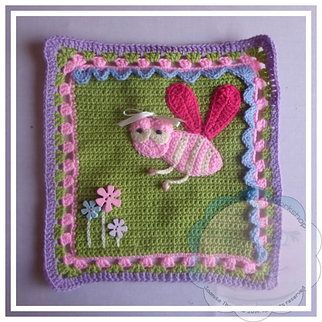 Ravelry: Bumble Bee Square pattern by Joanita Theron