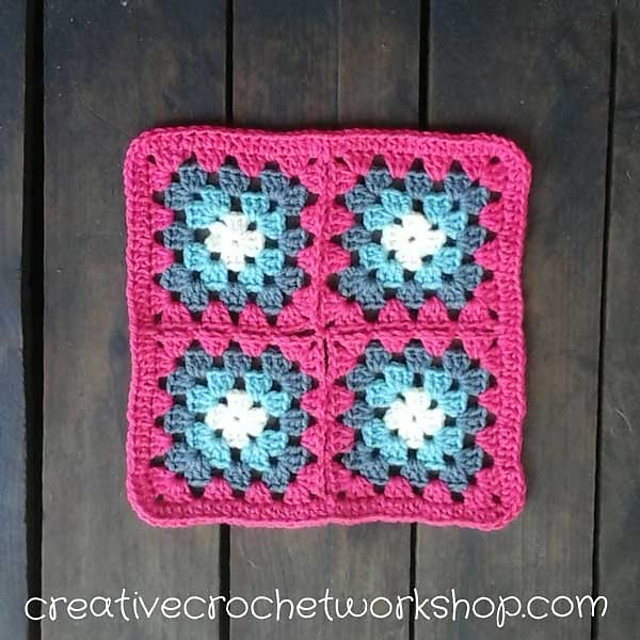 Ravelry: Four Square Granny Square pattern by Joanita Theron