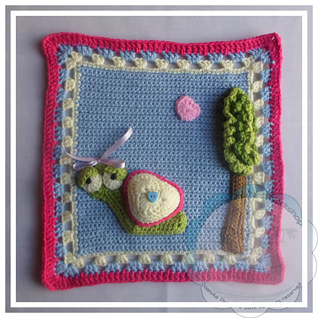 Ravelry: Snail Square pattern by Joanita Theron
