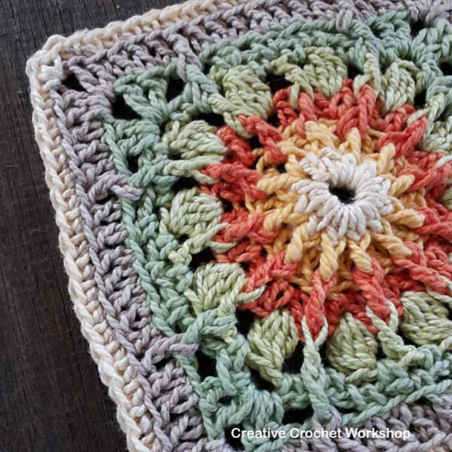 Ravelry: Fire Flower Square pattern by Joanita Theron
