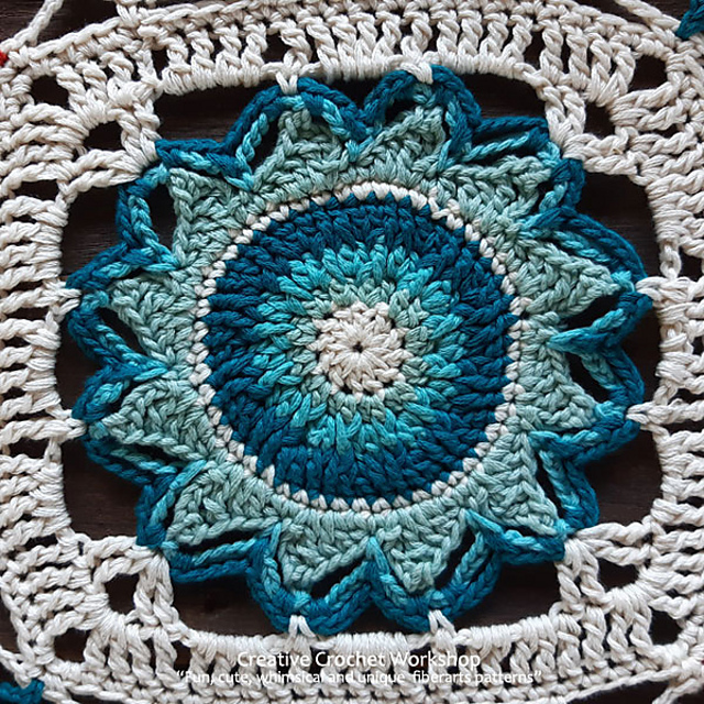 Ravelry: Helios Square pattern by Joanita Theron