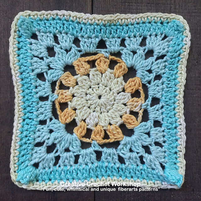 Ravelry: Hip Victorian Lace Granny Square pattern by Joanita Theron