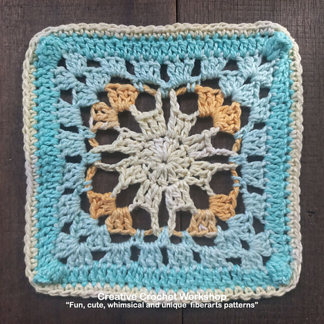 Ravelry: Hip Seville Lace Granny Square pattern by Joanita Theron