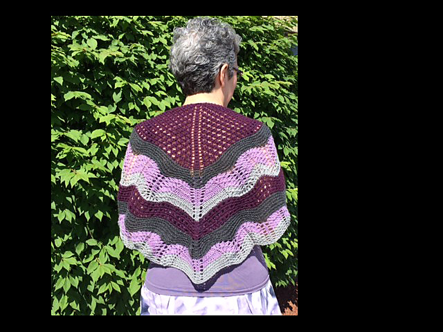 Ravelry: Four Color Shawl pattern by Susan Mills Knits