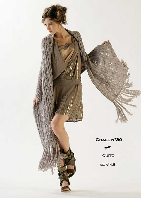 Ravelry: CB11 Étole N°30 pattern by Cheval Blanc Official
