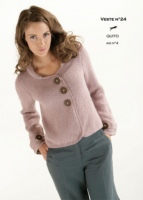 Ravelry: CB13 Jacket n°24 pattern by Cheval Blanc Official