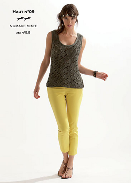 Ravelry: CB18 Top n°09 pattern by Cheval Blanc Official