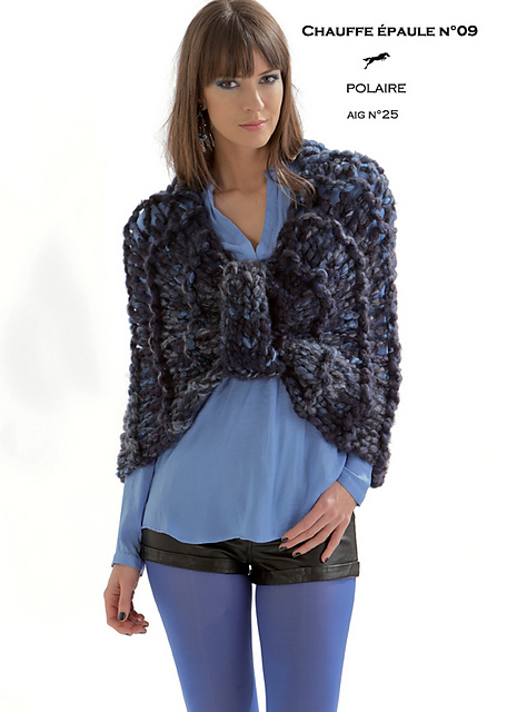 Ravelry: CB19 Shrug n°09 pattern by Cheval Blanc Official