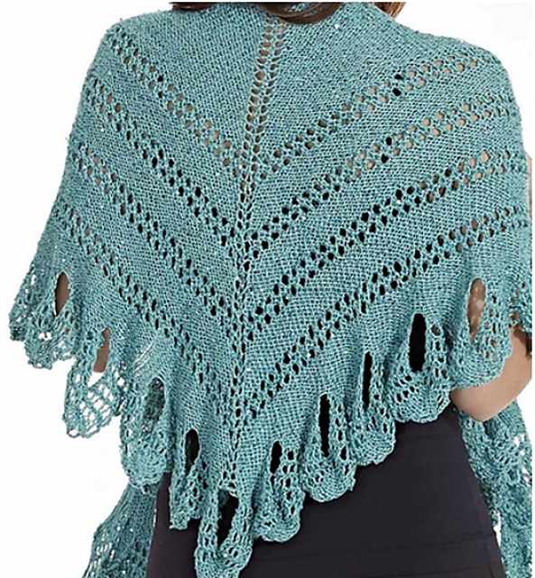 Ravelry: Turquoise Shawl pattern by Crestina Consorti