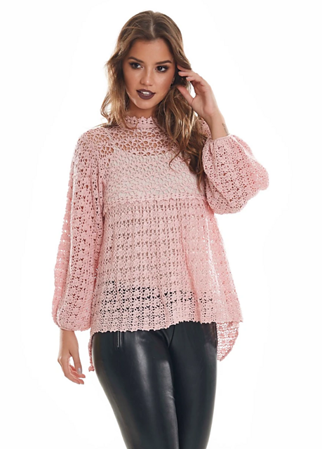 Ravelry: Antique pink top pattern by Circulo