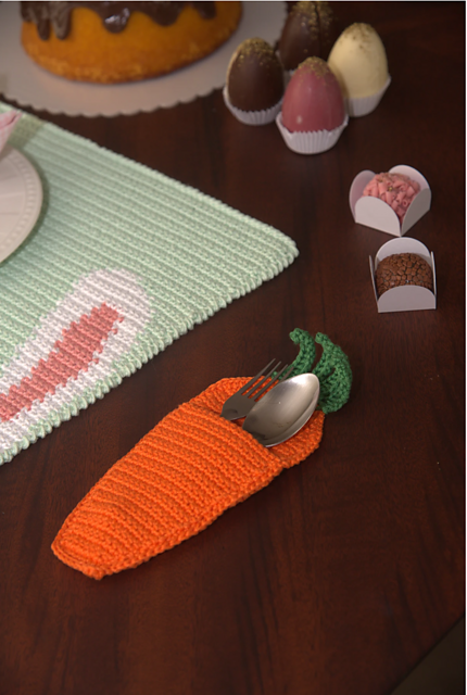 Ravelry: Carrot Cutlery cover pattern by Circulo