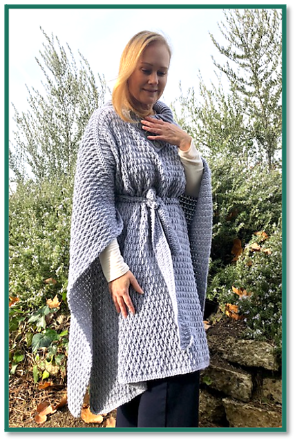 Ravelry: River Poncho pattern by Christina Michelle