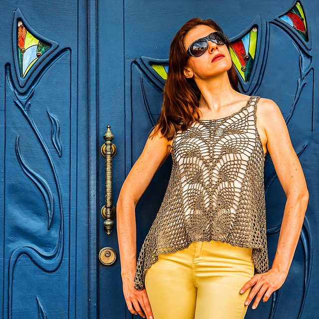 Ravelry: Augustina TOP pattern by conceptcreative.store