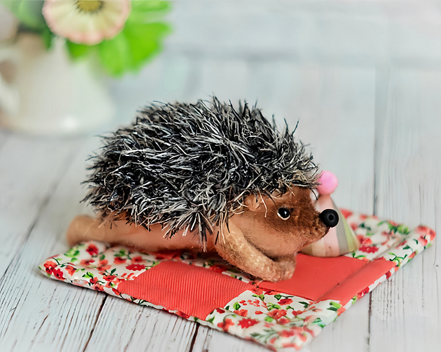 Ravelry: 0059 Hedgehog + hat, skirt, ballon pattern by CrochetPatternGuru