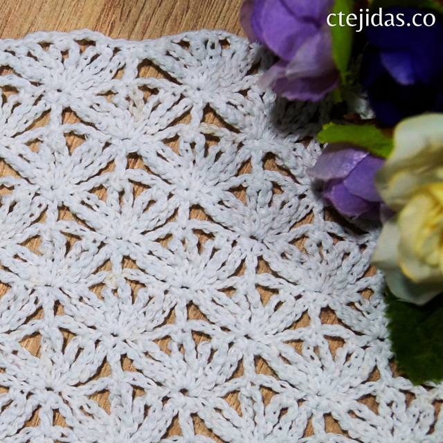 Ravelry: Punto Espuma Marina a Crochet pattern by Creaciones Tejidas