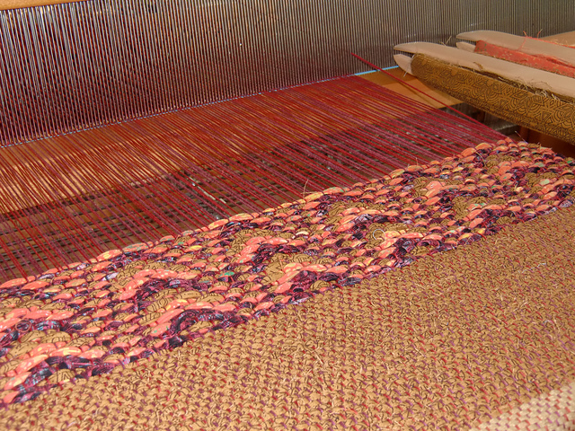 Ravelry: CWJohnson9's Love's Path Rug - weaving