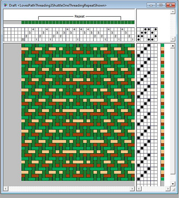 Ravelry: CWJohnson9's Love's Path Rug - weaving