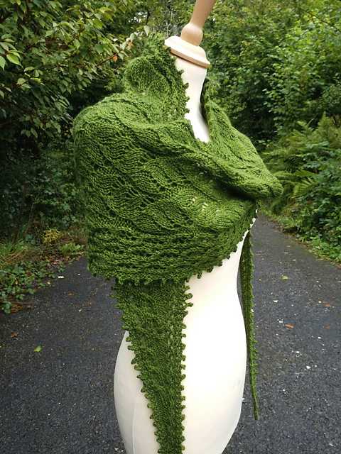 Ravelry: Selkie Redux Wrap pattern by Caerthan Wrack