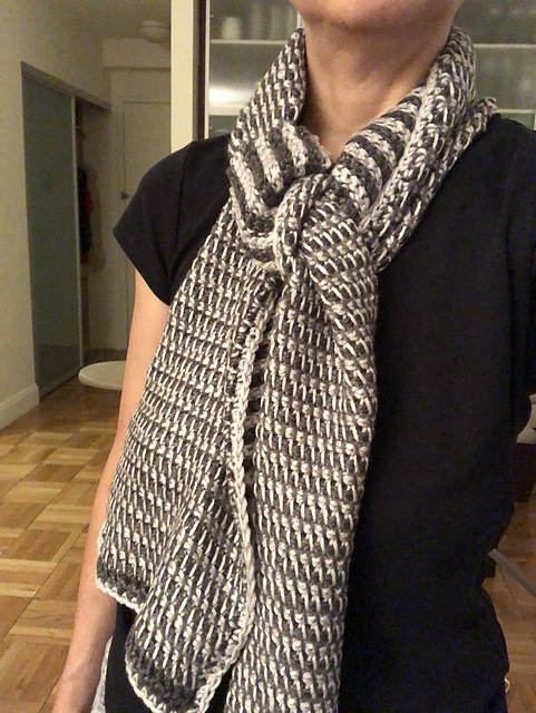 Ravelry: Two Way Street Scarf pattern by Caladrien