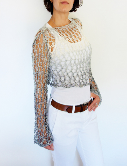 Ravelry: Shades of Grey Crop Top pattern by Camelia Mit