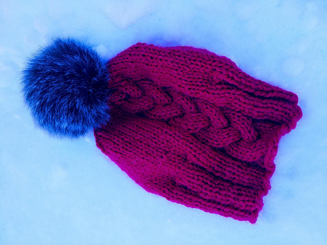 Ravelry: Jackrabbit Toboggan Toque 2020 pattern by Jennifer K. Hanrahan