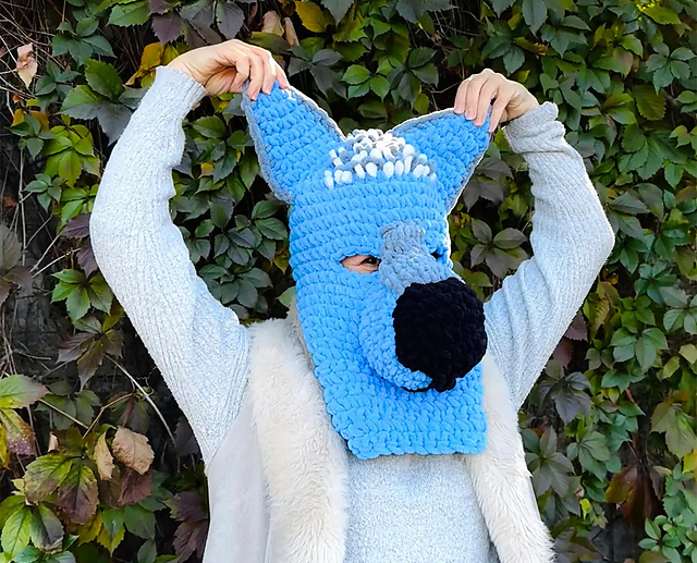 Ravelry: FURSUIT HEAD pattern by Kseniia Semeliak