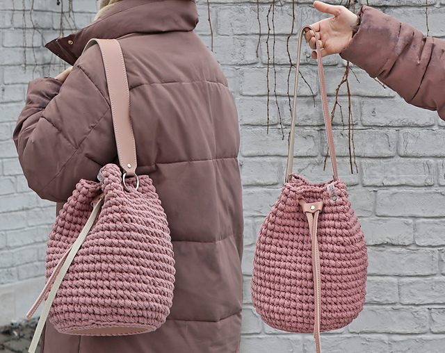 Ravelry: EASY CROCHET Bucket BAG pattern by Kseniia Semeliak