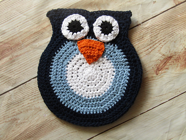 Ravelry: Owl Hot Pad pattern by Canoe Mtn Designs
