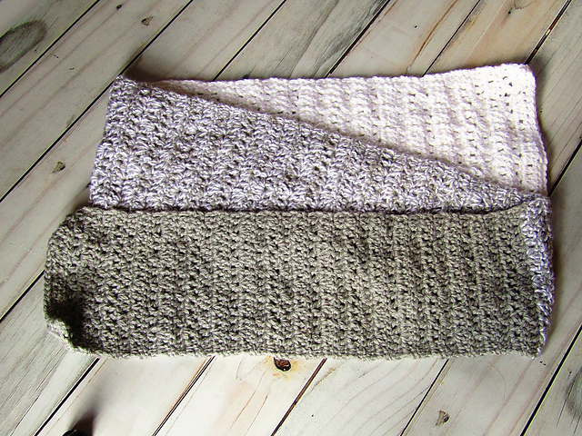 Ravelry: 2 Color 2 Strand Scarf pattern by Canoe Mtn Designs
