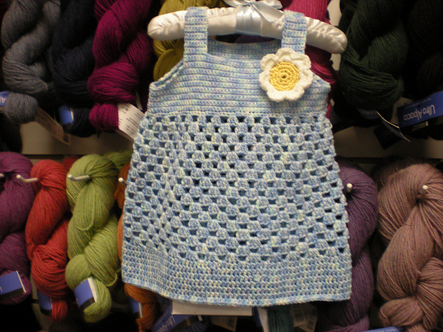 Ravelry: 'Lil Miss Daisy dress pattern by Jane Seaman