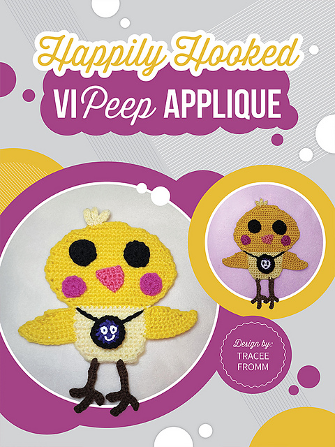 Ravelry: Happily Hooked VIPeep Applique pattern by Knot 2 Sassy