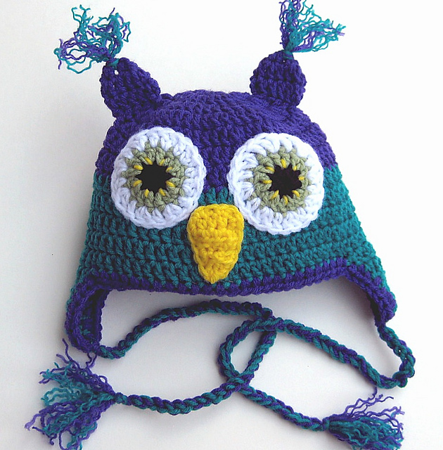 Ravelry: Owl Hat pattern by Cara Louise Reitbauer