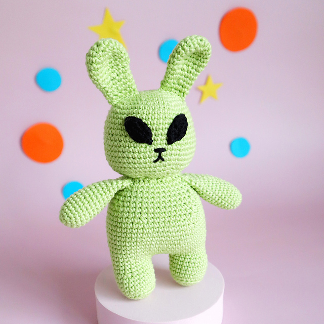 Ravelry: Bowie the Alien Bunny pattern by Cara Engwerda