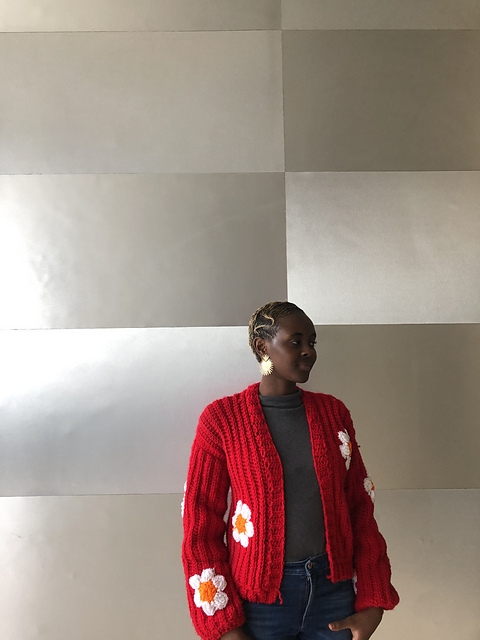 Ravelry: Daisy Puff Sleeve Cardigan pattern by Bobo Stitches