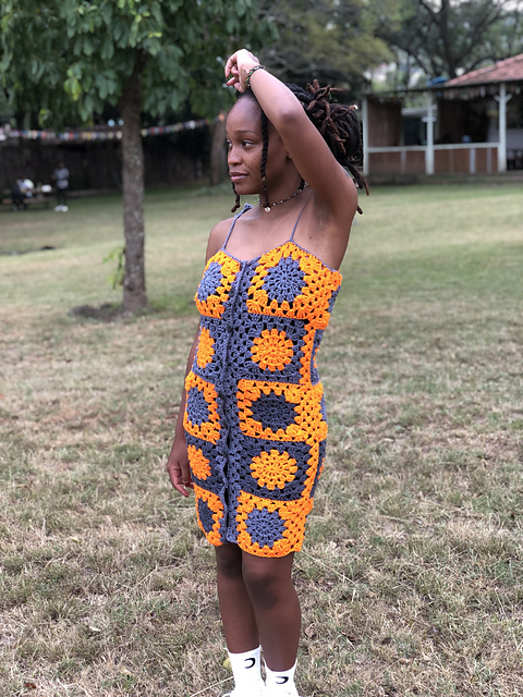 Ravelry: Honeywell granny square dress pattern by Bobo Stitches