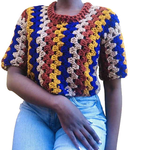 Ravelry: Granny Square Shirt pattern by Bobo Stitches