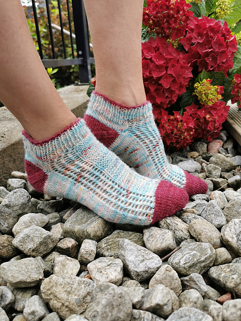 Ravelry: Candy Cane Lane Socks pattern by Carina B.H.
