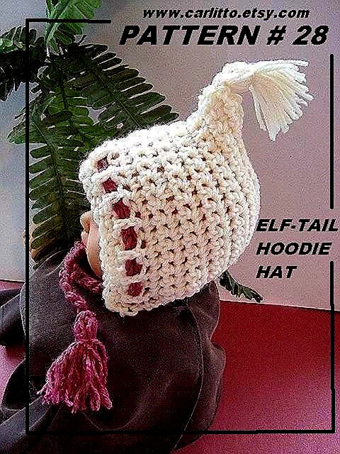 Ravelry: 28 - Elf Hood pattern by L. Deviller