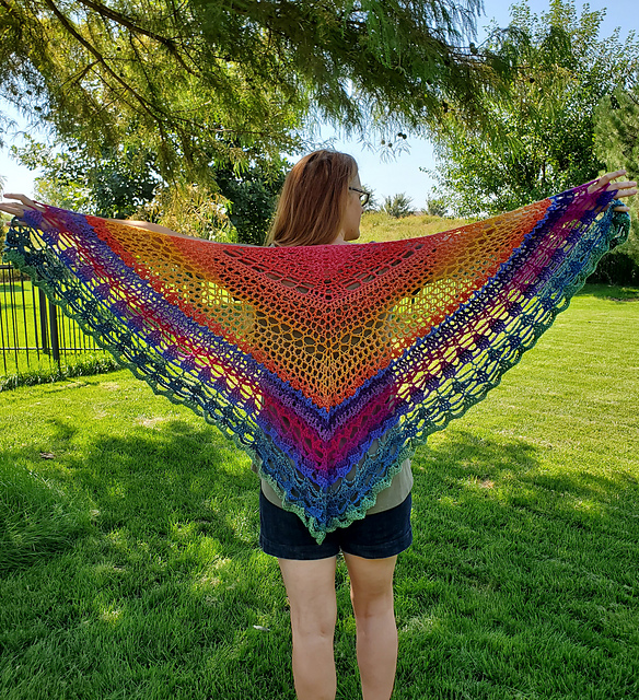 Ravelry: Lacy Sunset Shawl pattern by Carol L Hladik