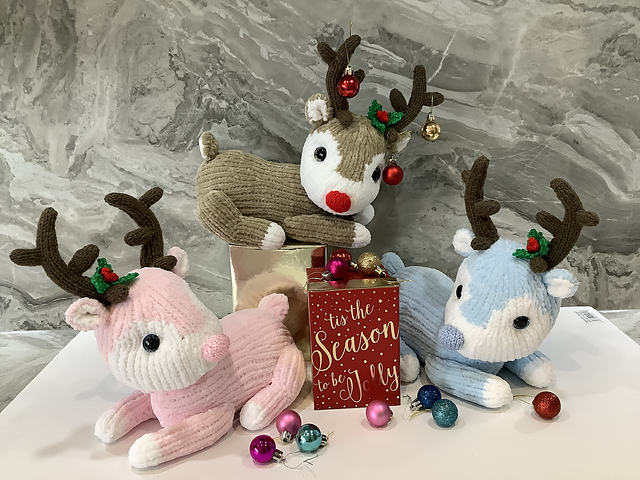 Ravelry: Baby Rudolph Soft Toy pattern by Carol Connelly