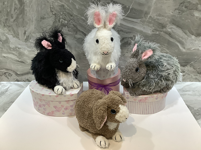 Ravelry: Angora and Lop Eared Bunny Rabbits pattern by Carol Connelly