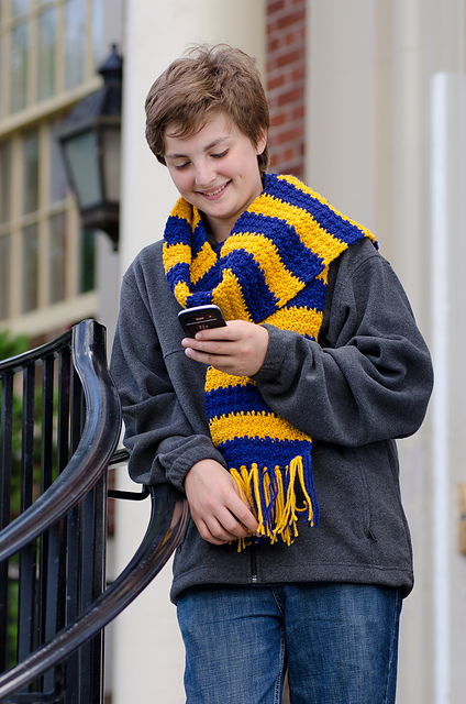 Ravelry: School Spirit Scarf pattern by Carrie Carpenter