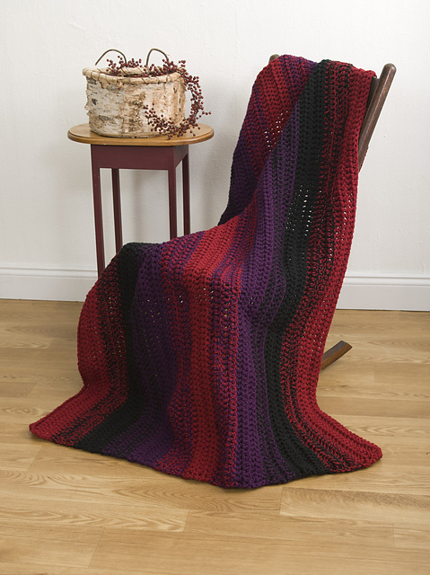 Ravelry: Simple Stripes Throw pattern by Carrie Carpenter