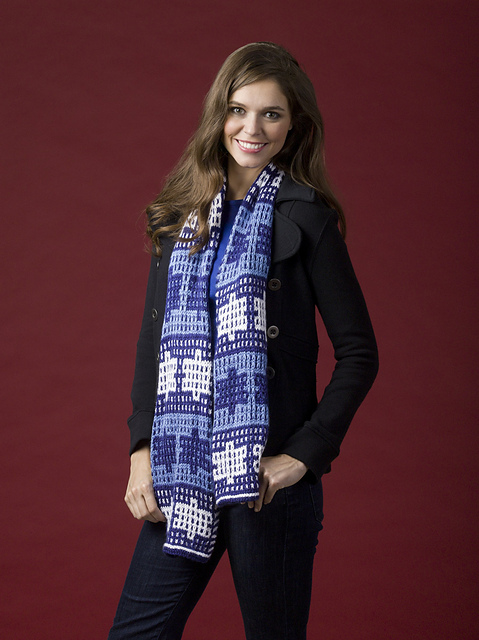 Ravelry: Magen David Scarf pattern by Lindsey Stephens