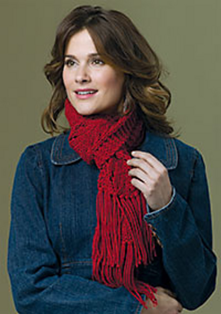 Ravelry: Red Scarf Project pattern by Marilyn Losee
